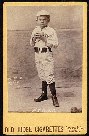 1887 N173 Goodwin Old Judge Cabinet New York Mascot | REA Archive