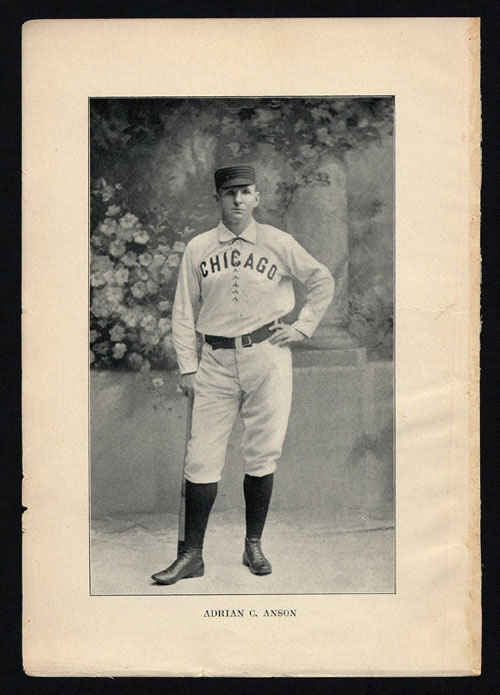 1901 Adrian C. Anson Signed Presentation Book Page | REA Archive