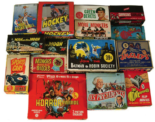 1950 to 1982 Unopened Box Collection of 20 Boxes (750+ Packs) | REA Archive