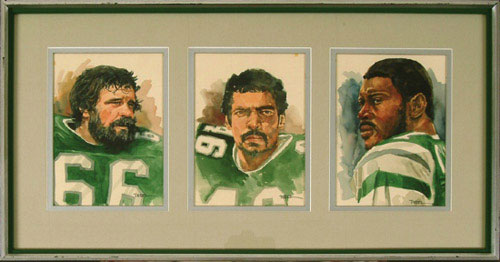 1979 Philadelphia Eagles Yearbook Interior Paintings (15) | REA Archive