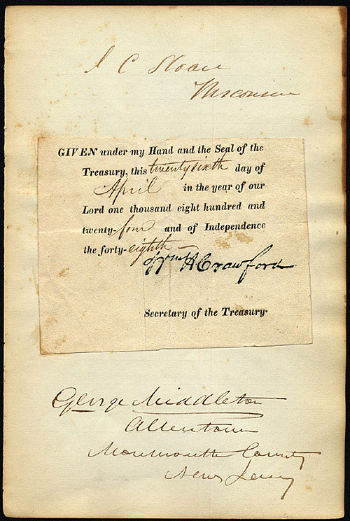 Circa 1863 Civil War Era Autograph Book of 211 Signatures Including ...