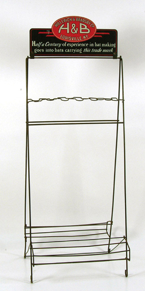 Circa 1939 Hillerich & Bradsby Metal Bat Rack | REA Archive