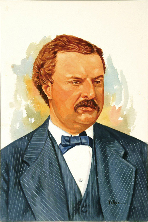 William Hulbert Perez-Steele Hall of Fame Postcard Artwork | REA Archive