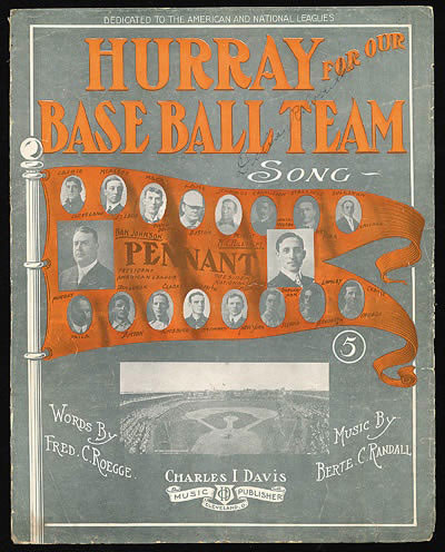 1850-1992 Baseball Sheet Music Collection (215) | REA Archive