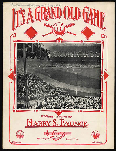 1850-1992 Baseball Sheet Music Collection (215) | REA Archive
