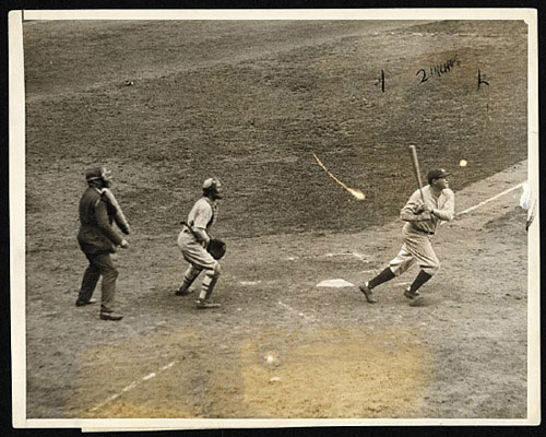 1927 Babe Ruth Original News Photo - 60th Home Run | REA Archive