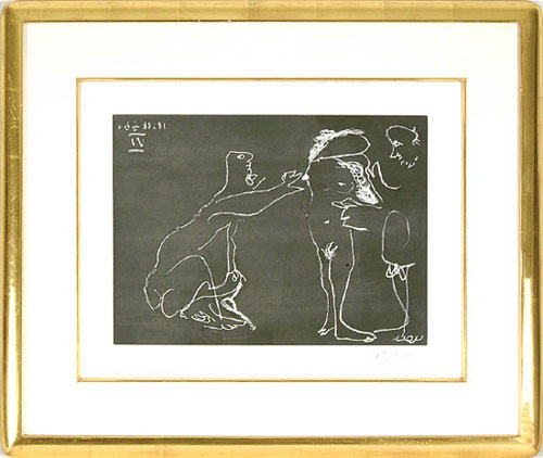 Pablo Picasso "Estate Stamped" Limited-Edition Aquatint | REA Archive