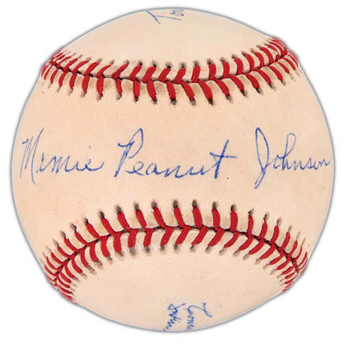 Toni Stone, Peanut Johnson and Constance Morgan Signed Ball - First ...