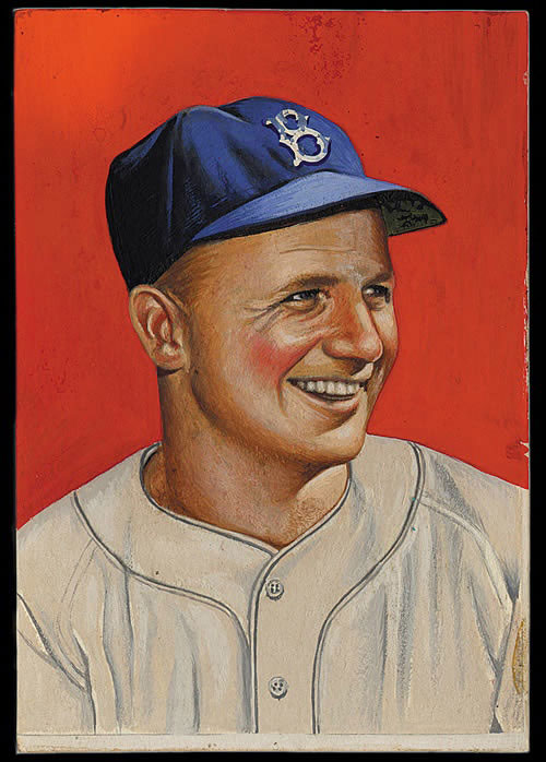 1953 Topps Original Card Artwork #85 Bobby Morgan | REA Archive