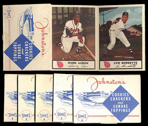 1955 Johnston Cookies Foldout Panel Complete Set (6 Folders, 36 Cards ...