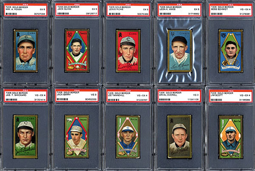 1911 T205 Gold Border Complete Set (208 plus 4 Variations) | REA Archive