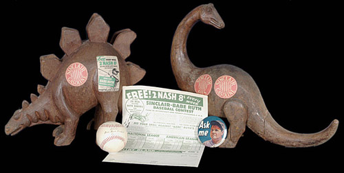 1937 Sinclair Oil Babe Ruth Baseball Contest Collection Including ...