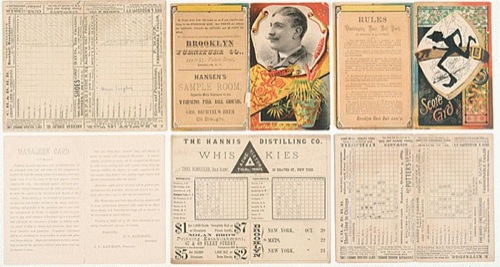 Nineteenth-Century Baseball Scorecard Collection (10) | REA Archive