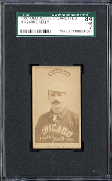 1887 N172 Old Judge Mike "King" Kelly - Portrait | REA Archive