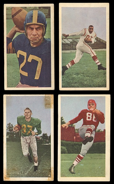 1954 Blue Ribbon Tea Canadian Football Complete Set (80) and Original ...