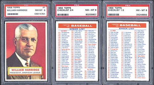 1956 Topps PSA-Graded Complete Set: #11 PSA Set Registry (8.09 GPA ...