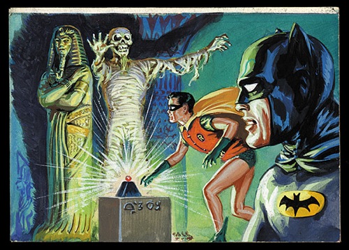 1966 Topps Batman Original Card Artwork (Norm Saunders) #3A "The ...
