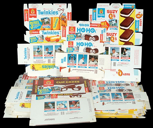 1976 Hostess Unassembled Complete Boxes (200 boxes, 4 complete sets ...