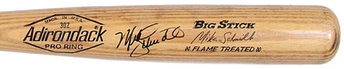 1980 Mike Schmidt Signed Pro-Model Bat - MVP and World Championship ...