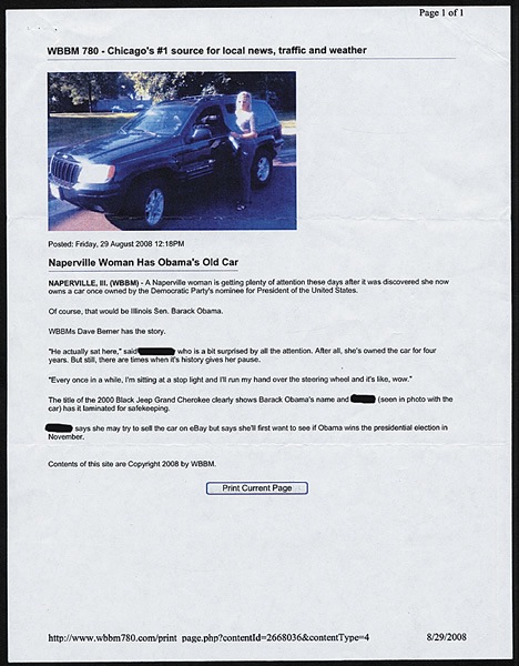 2000 Jeep Grand Cherokee Formerly Owned by President Barack Obama | REA ...