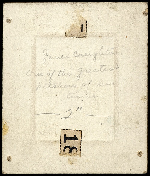 Circa 1865 Jim Creighton Original Albumen Photo | REA Archive