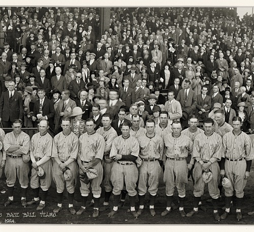 Extraordinary 1924 World Series Panorama with Calvin Coolidge | REA Archive