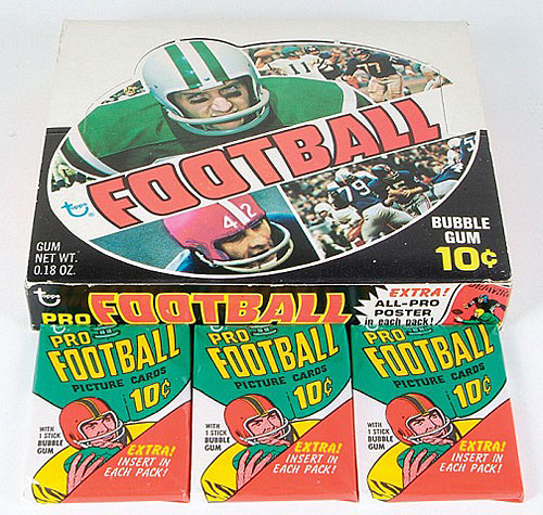 1970 Topps Football Unopened Wax Box - 1st Series (24 Packs) | Rea Archive