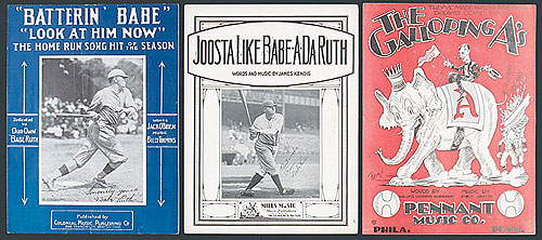 Twentieth-Century Baseball Sheet Music Collection (22) | REA Archive