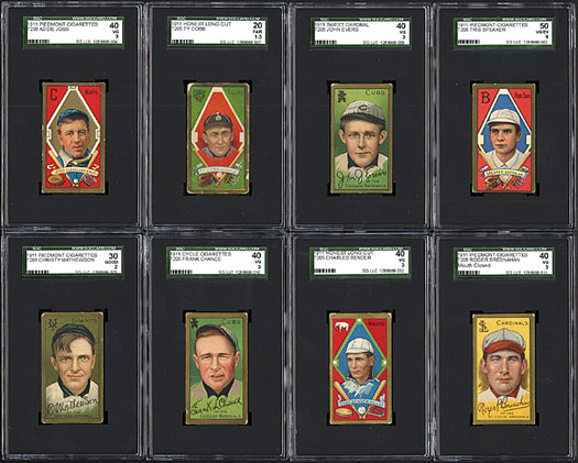 1911 T205 Gold Border Complete Set (208 Plus 4 Variations) | REA Archive