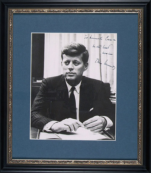 Circa 1957 John F. Kennedy Signed Photo | REA Archive