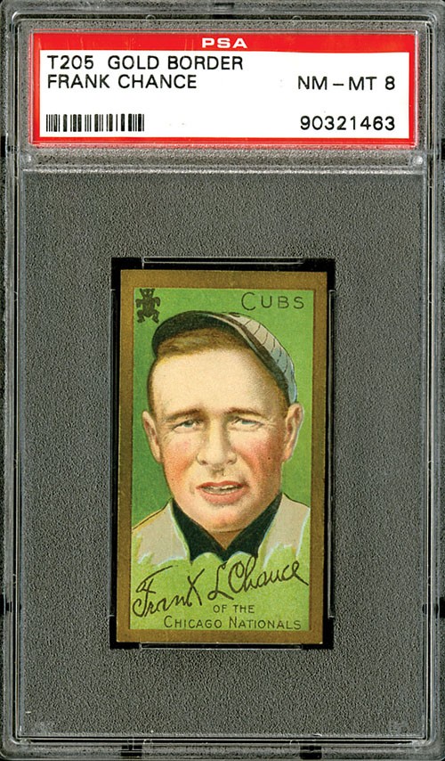 1911 T205 Gold Border Frank Chance PSA NM-MT 8 | REA Archive