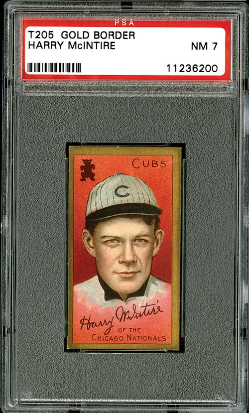 1911 T205 Gold Border Harry McIntire PSA NM 7 - Highest Graded! | REA ...