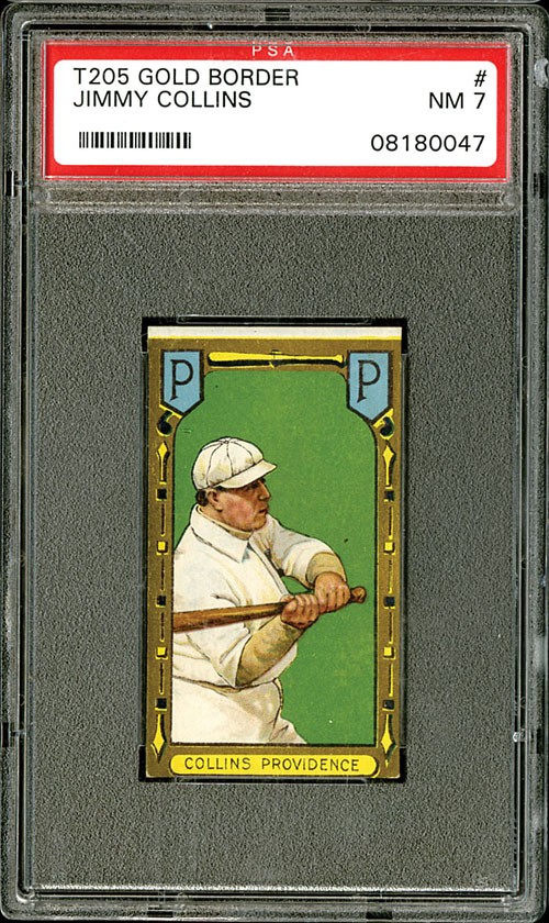 1911 T205 Gold Border Jimmy Collins PSA NM 7 - Highest Graded! | REA ...