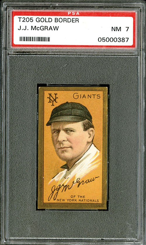 1911 T205 Gold Border John McGraw PSA NM 7 | REA Archive