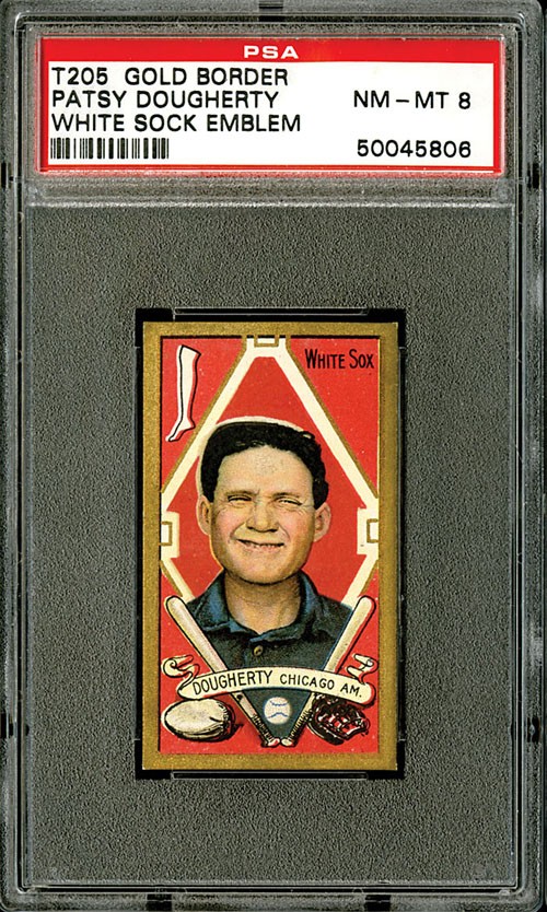 1911 T205 Gold Border Patsy Dougherty (White Sock) PSA NM-MT 8 - 1 of 1 ...