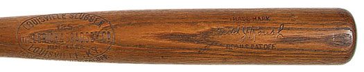 1923-1925 Edd Roush Pro-Model Bat | REA Archive