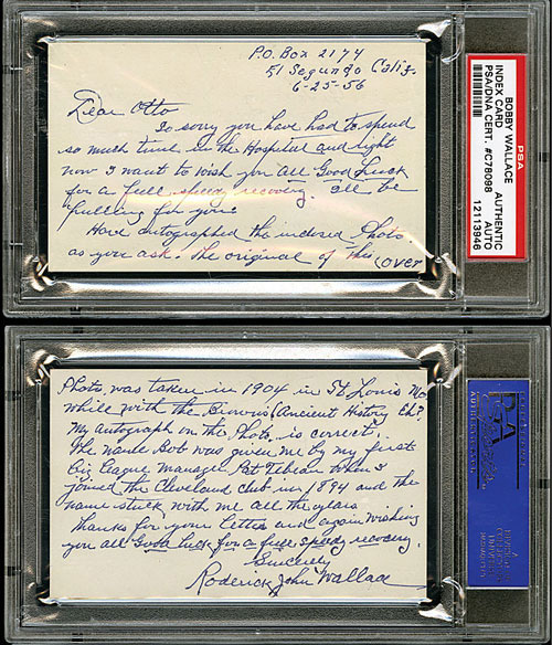 1956 Roderick Wallace Handwritten Letter - How He Received the Nickname ...