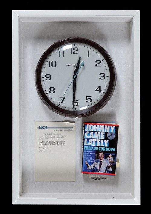 The Tonight Show Clock from Johnny Carson's Final Show! | REA Archive