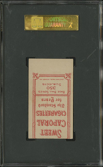 1909-1911 T206 Emil Batch - Extremely Rare Upside-Down Back! | REA Archive