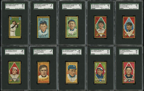 1911 T205 Gold Border SGC-Graded Complete Set (208 Plus 1 Variation ...