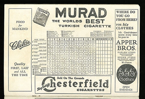 1923 New York Yankees (vs. Cleveland) Program - Yankee Stadium ...