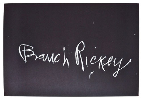 The Largest Branch Rickey Signature in the World - Original Sign-In ...