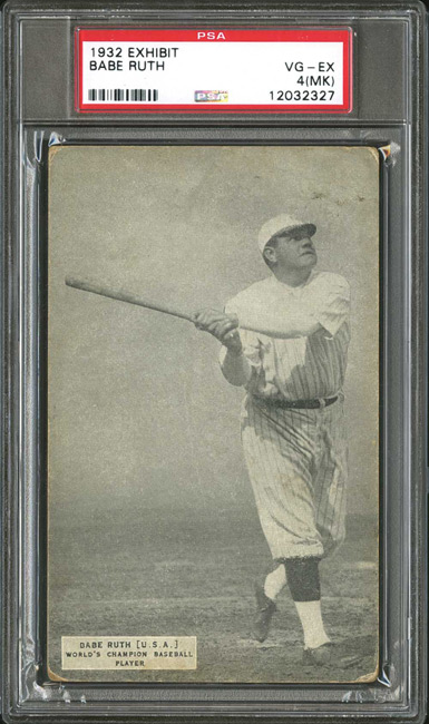 1925 Champions Babe Ruth Exhibit-Style Card | REA Archive
