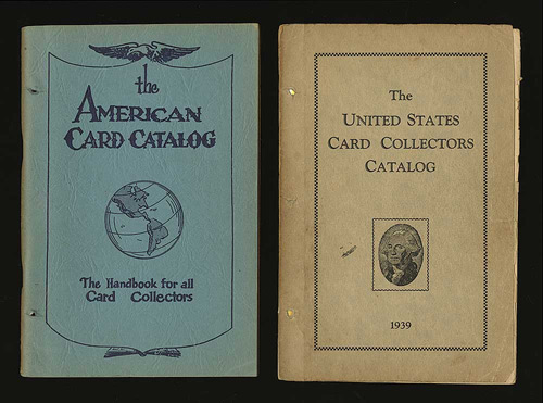 1939 and 1946 Editions of American Card Catalog by Jefferson Burdick ...