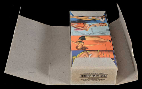 Incredible 1945 Mutoscope "Artist Pin-Up Girls" Original Complete ...