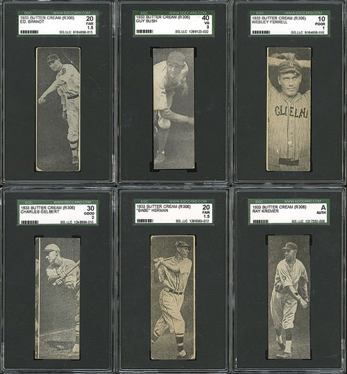 1933 R306 Butter Cream Complete SGC-Graded Set Minus One (29/30) | REA ...