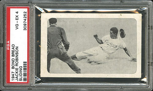 Circa 1947 Bond Bread Jackie Robinson Sliding | REA Archive