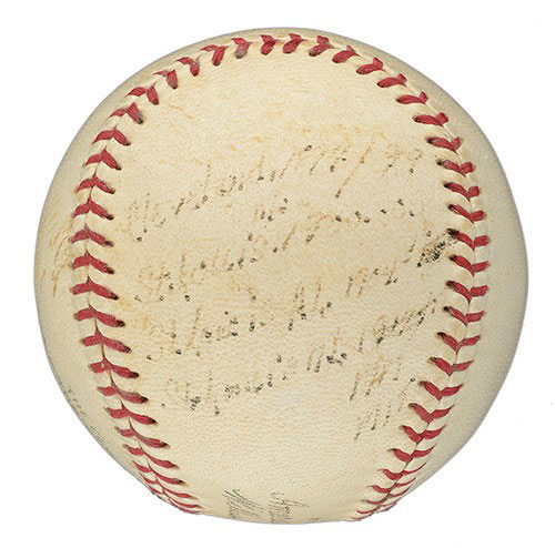 Circa 1955 Roderick Wallace Single-Signed Ball | REA Archive