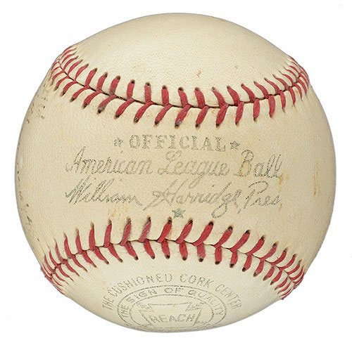 Circa 1955 Roderick Wallace Single-Signed Ball | REA Archive