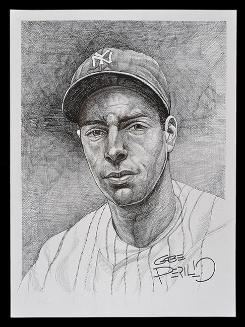 Gabe Perillo Original Artwork - Joe DiMaggio | REA Archive